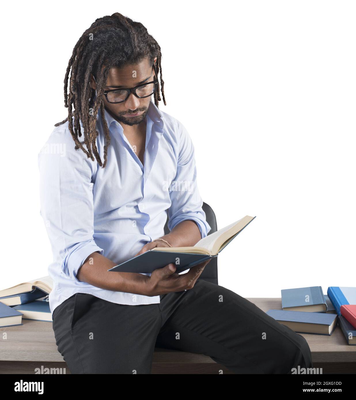 Reading before class hi-res stock photography and images - Alamy