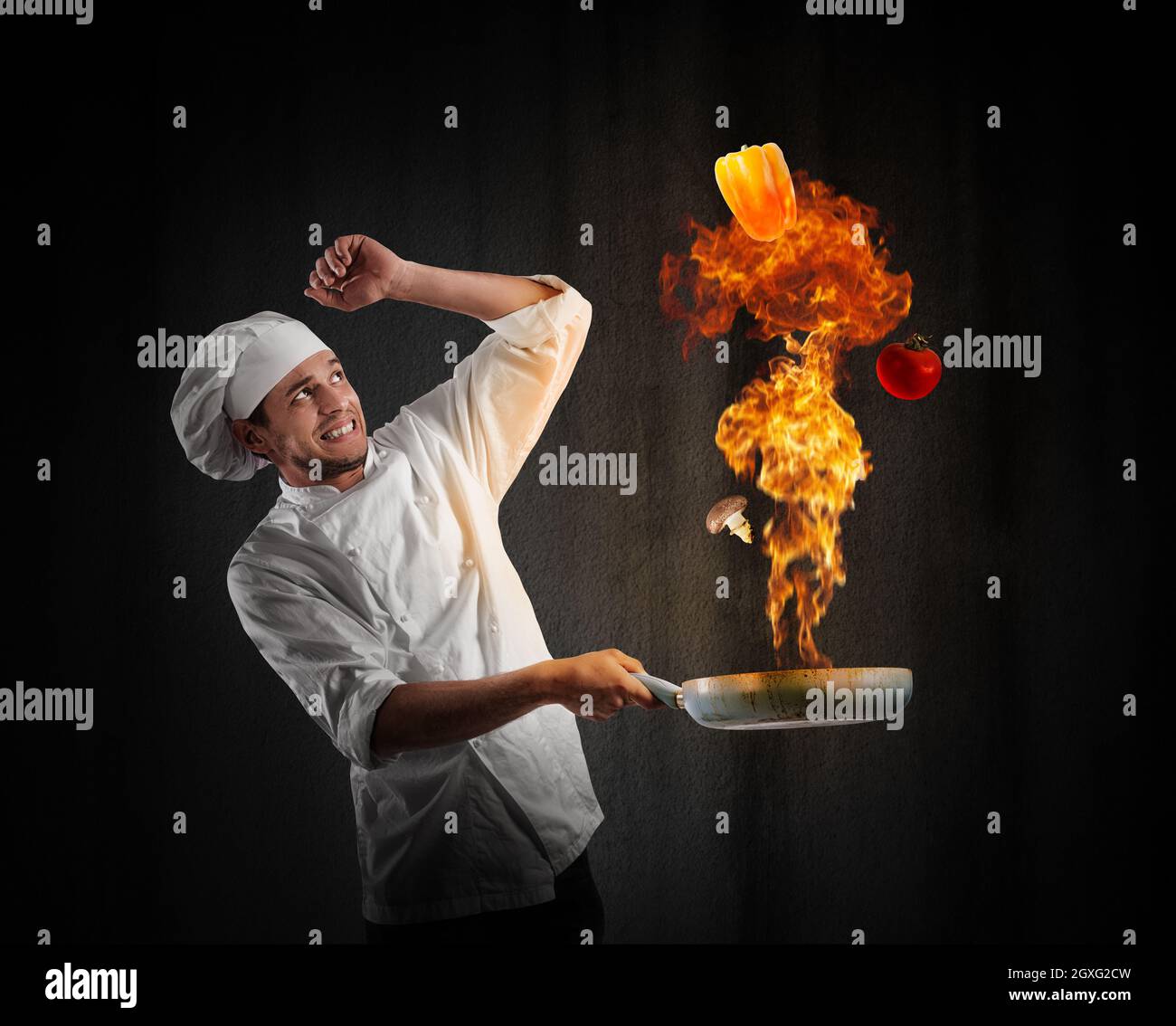 Kitchen restaurant accident hi-res stock photography and images - Alamy