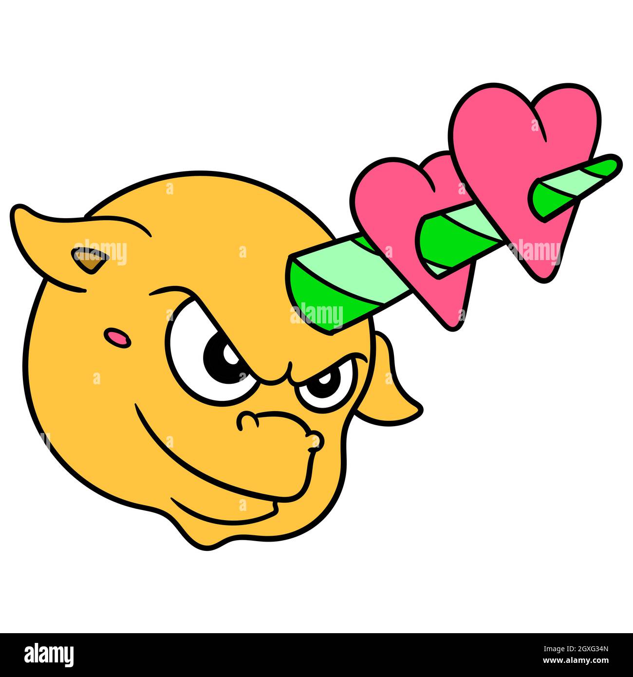 Butting head Cut Out Stock Images & Pictures - Alamy