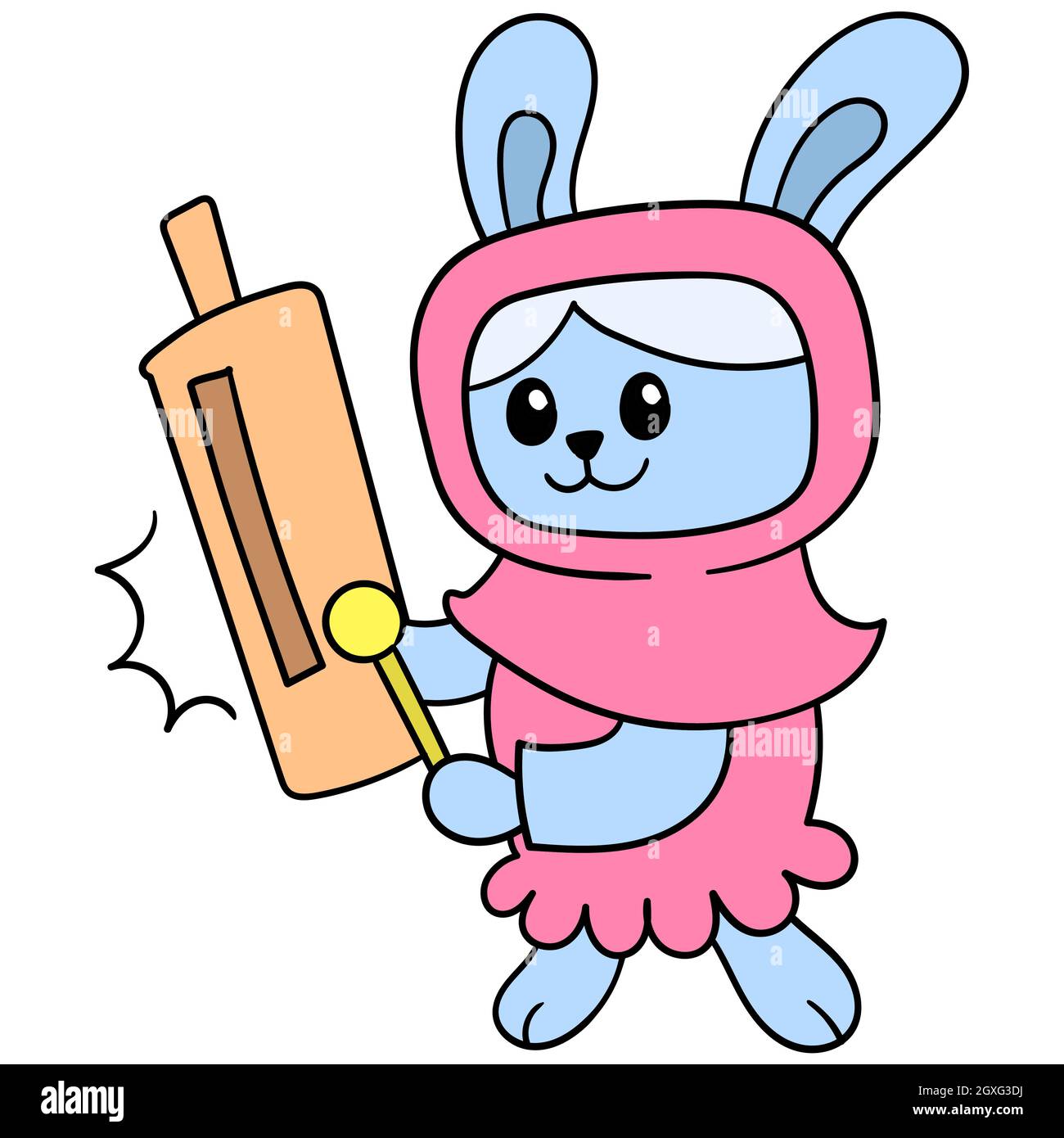 muslim women rabbit wearing hijab fashion Stock Vector Image & Art - Alamy