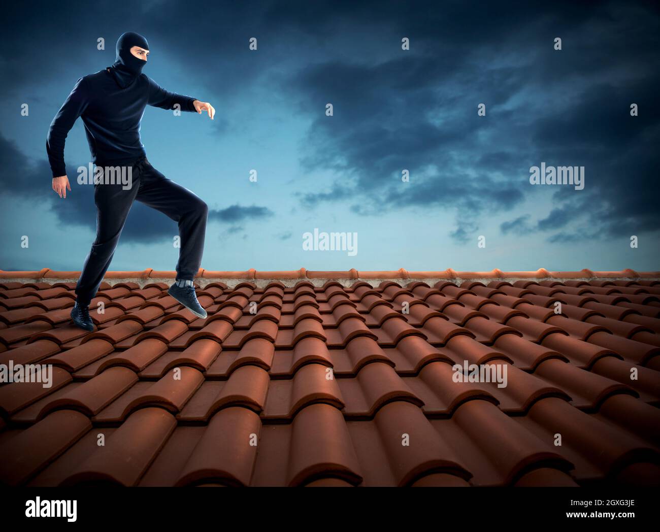 Illegal house on roof hi-res stock photography and images - Alamy