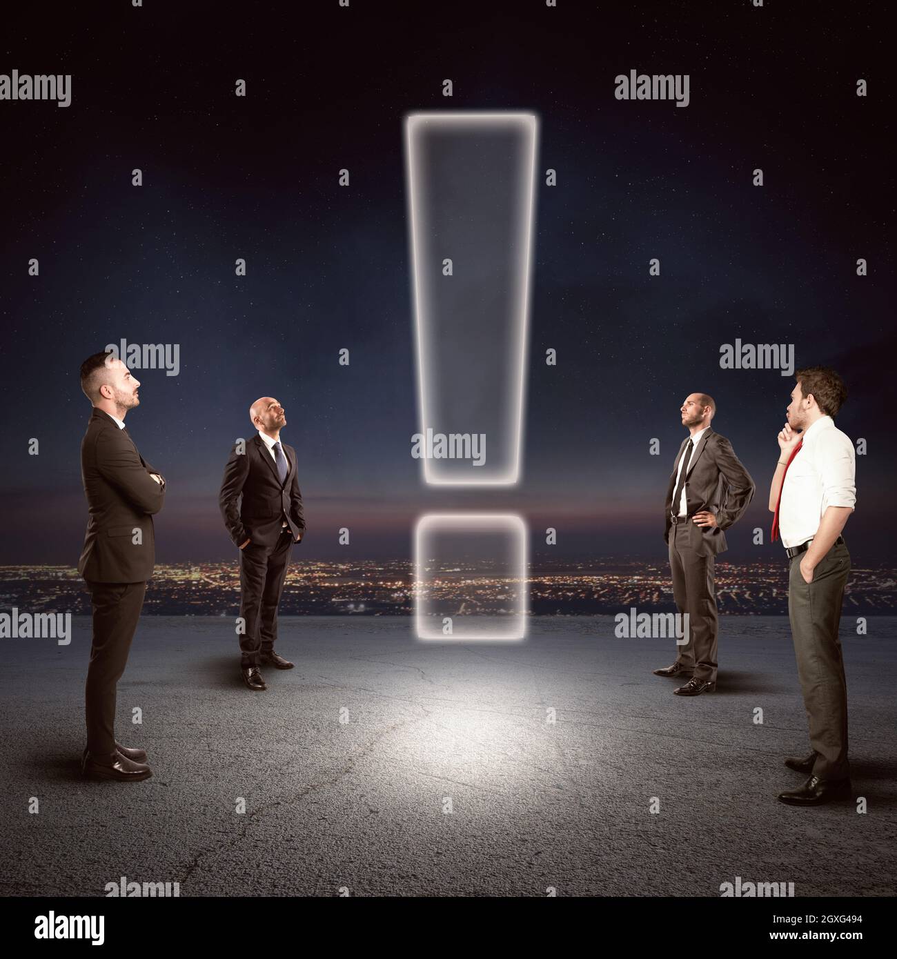 Help with exclamation mark hi-res stock photography and images - Alamy