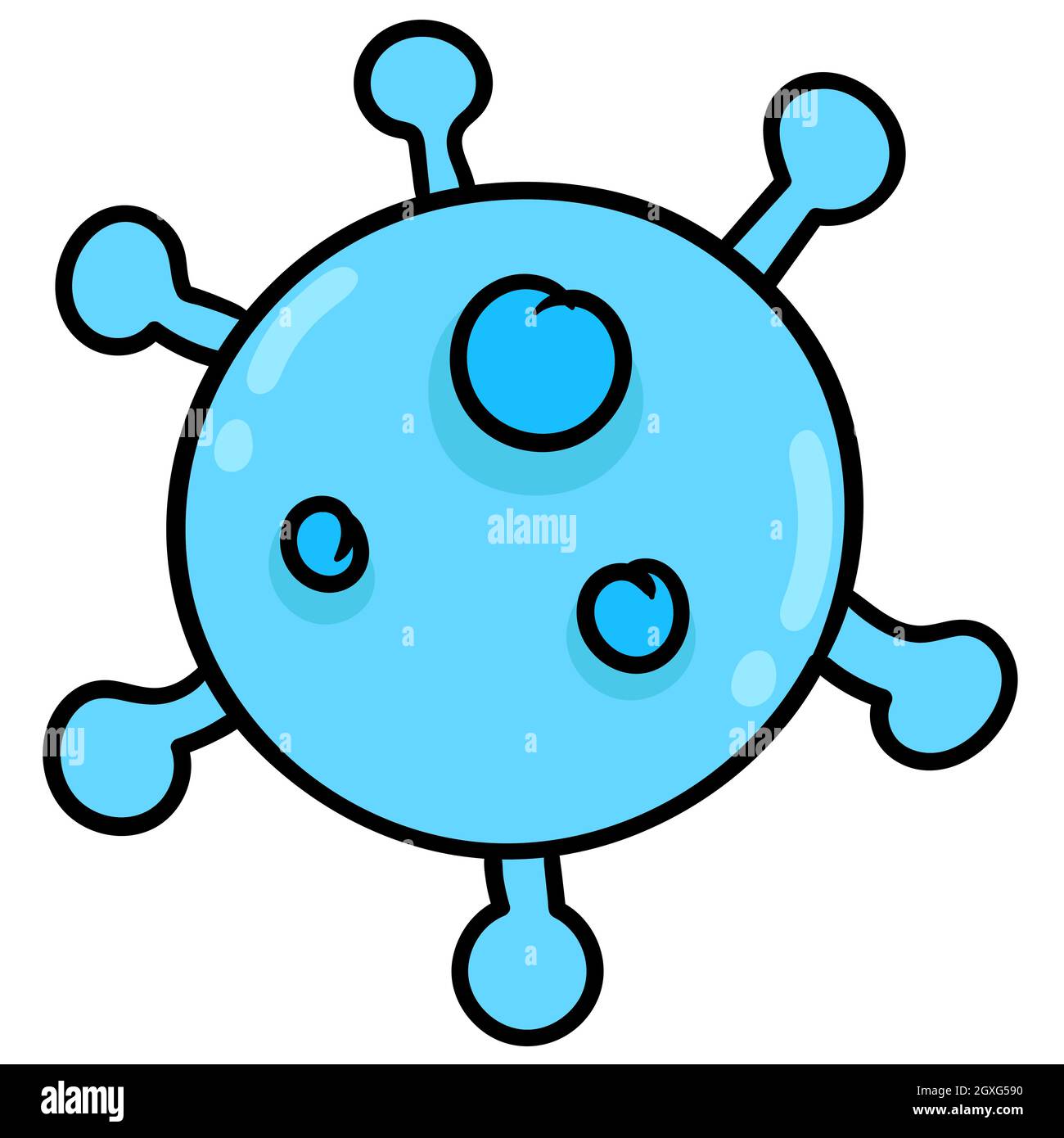 bacterial virus microscopic object Stock Vector Image & Art - Alamy