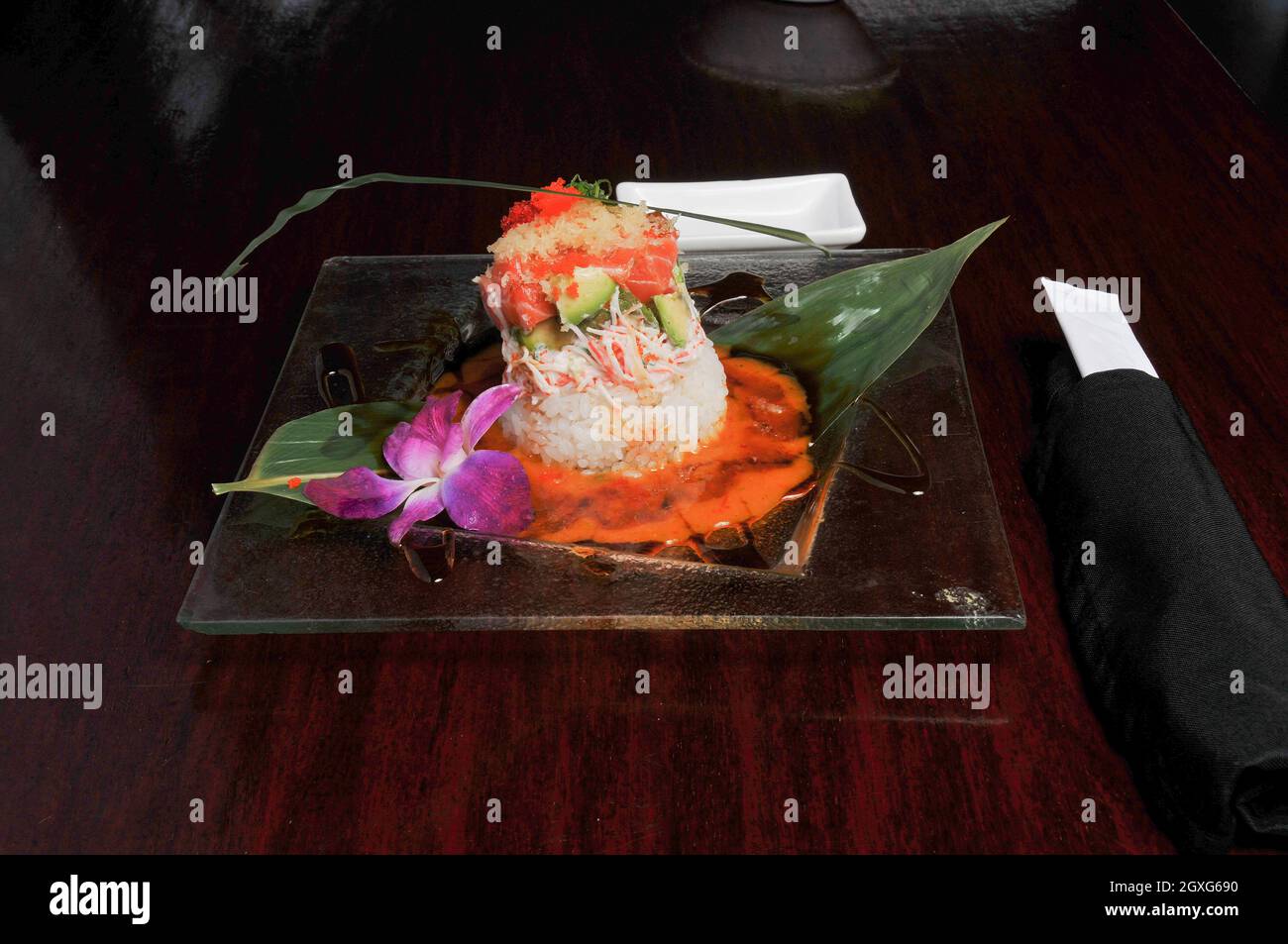 Tuna tower appetizer hi-res stock photography and images - Alamy