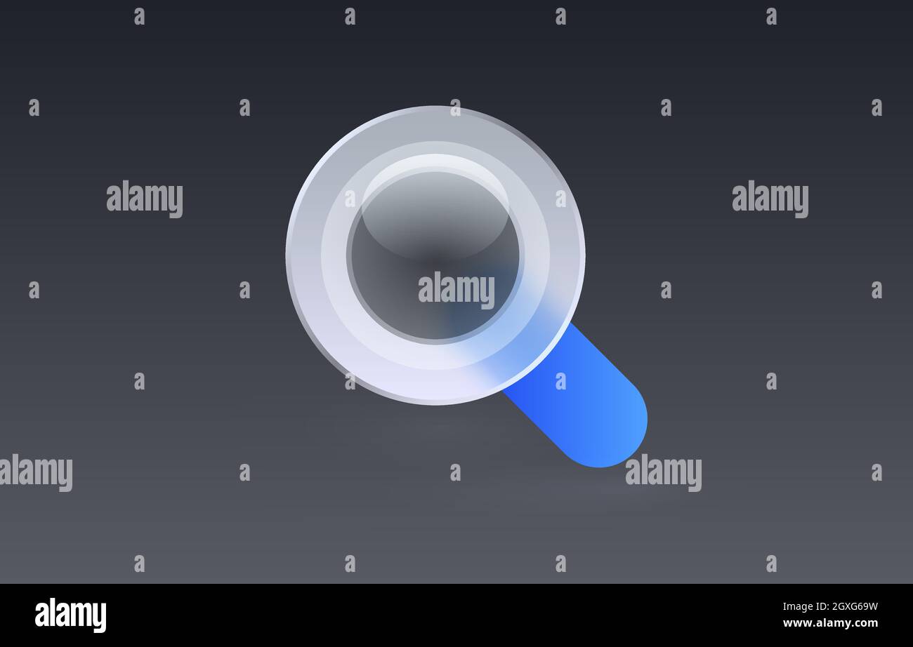 Glass search transparent icon, collection sign. Vector illustration ...