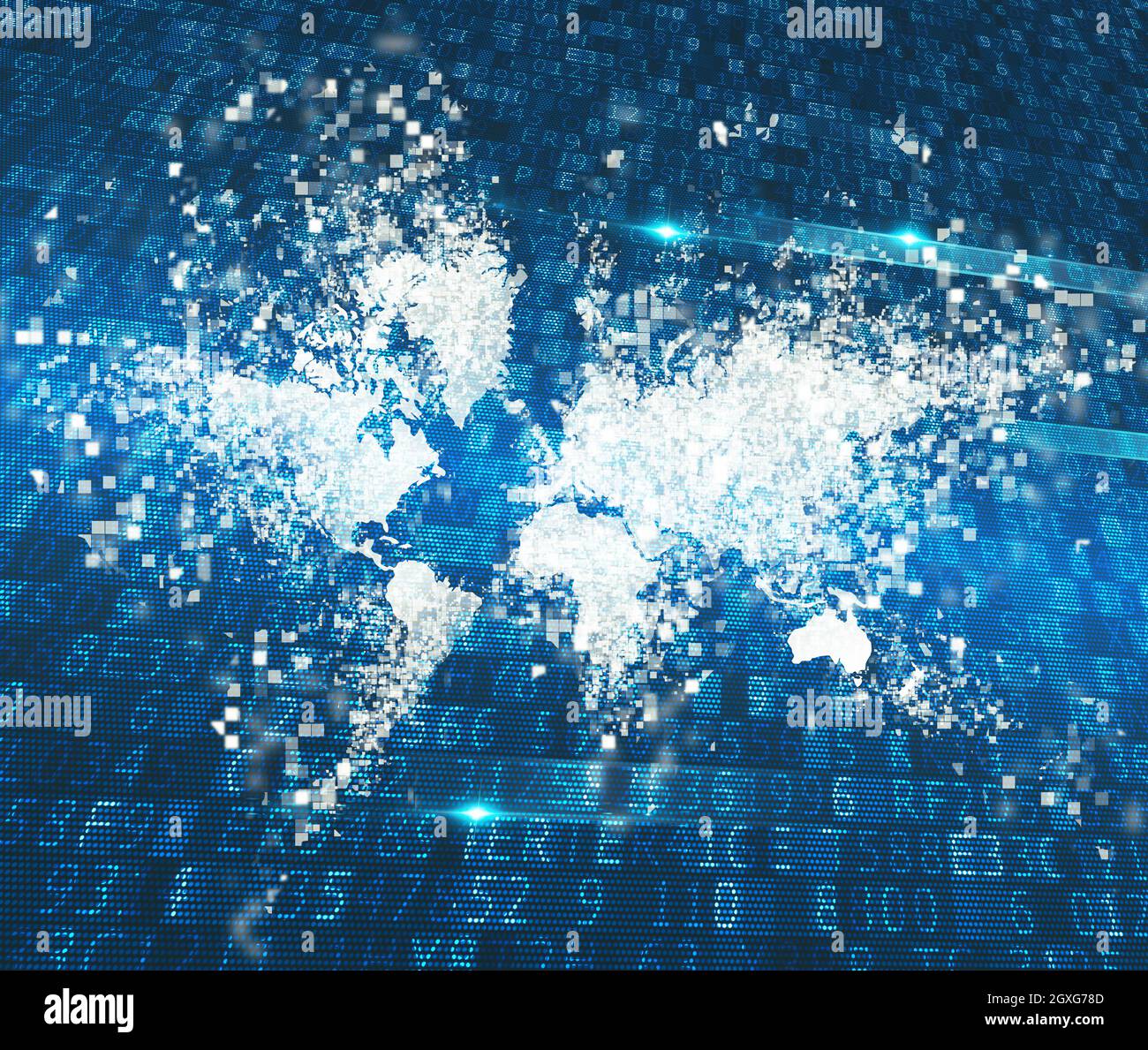 Abstract world background. Concept of global internet connection Stock ...