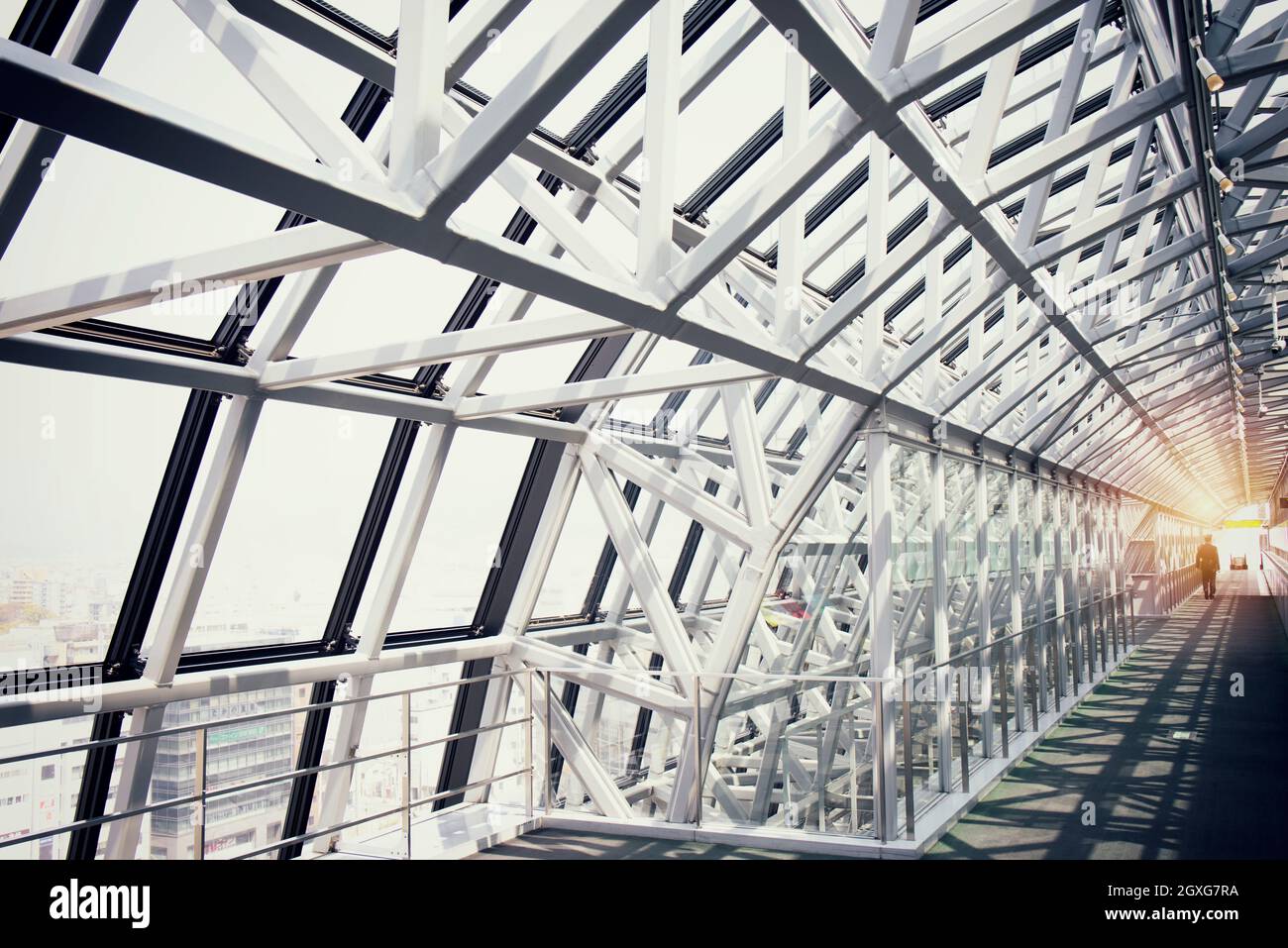 Modern building detail of Kyoto station in Japan Stock Photo - Alamy