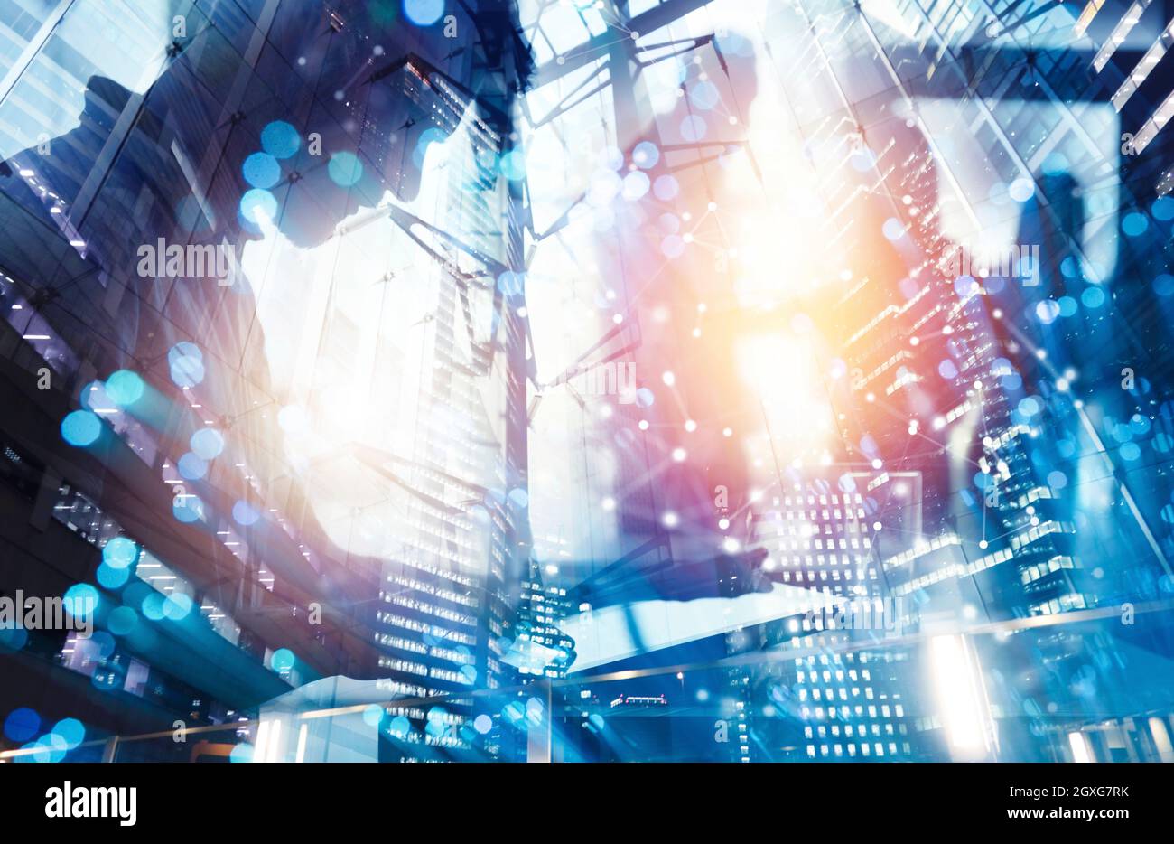 Team of people work together in office. Concept of teamwork and ...