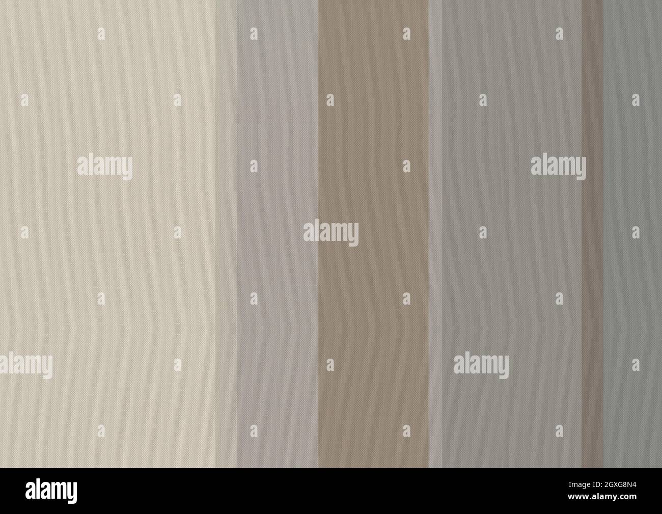 Cotton fabric texture printed with beige colored stripes. Background ...