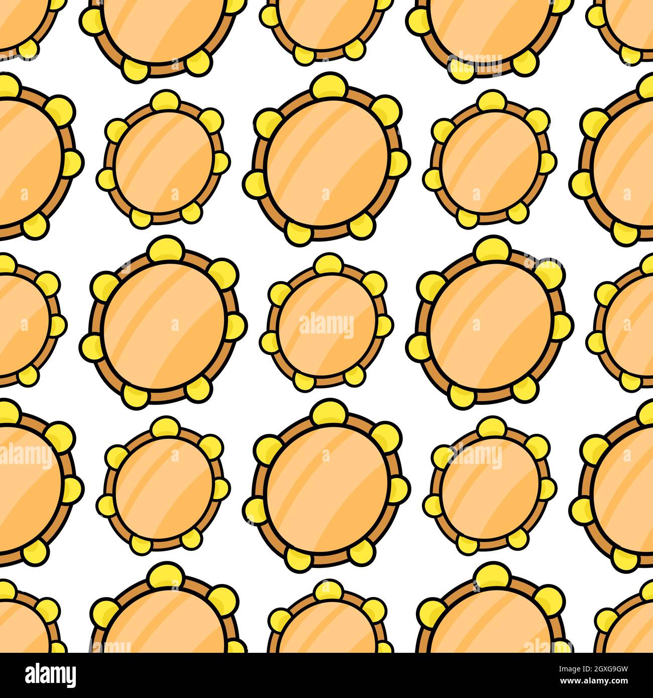 circle mirror seamless pattern textile print Stock Vector Image & Art ...