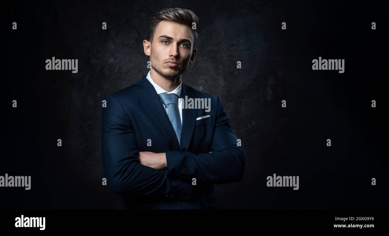 Successful lawyer portrait in studio hi-res stock photography and ...