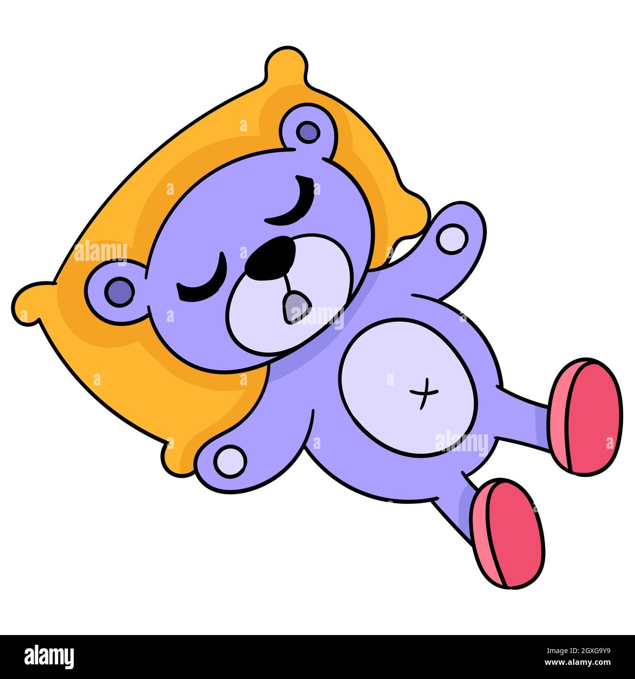 Purple bear Stock Vector Images - Alamy