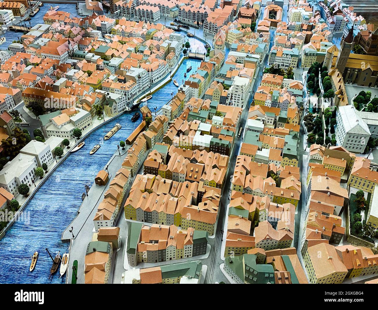 KALININGRAD, RUSSIA .Historical model of the city of Kaliningrad Stock ...
