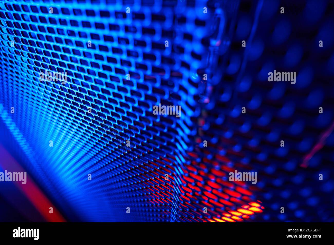 Modern interior of tech room in data center Stock Photo - Alamy