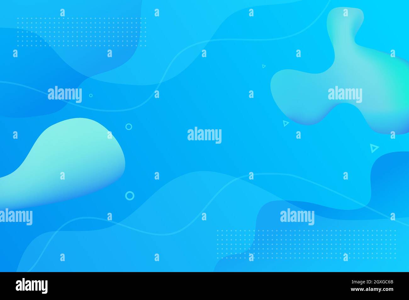 Abstract blue background with fluid shapes Stock Photo - Alamy