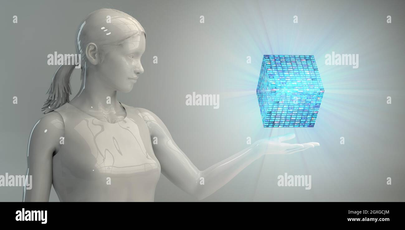 Futuristic Background as a Network Concept Art Stock Photo - Alamy