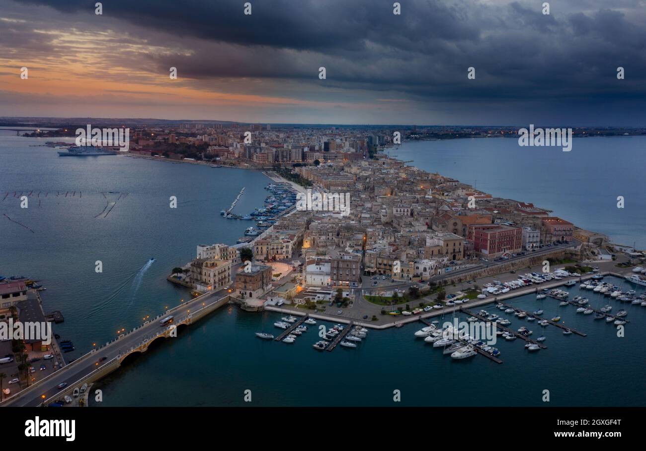 Taranto aerial hi-res stock photography and images - Alamy