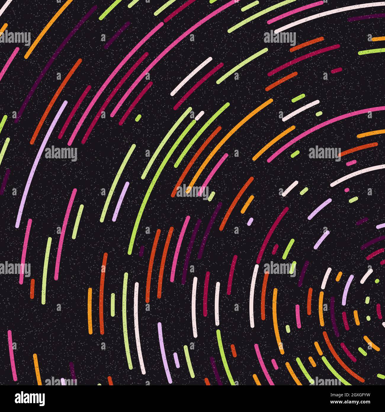 Colorful Universe Distribution Computational Generative Art background ...