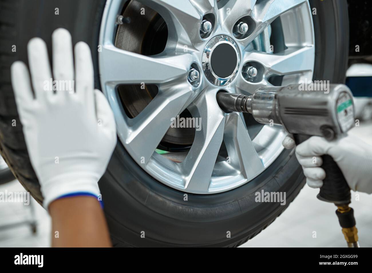 Pneumatic pistol hi-res stock photography and images - Alamy