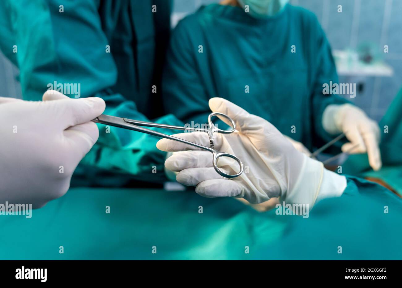 Doctors preparation for surgical operation in hospital. Healthcare ...