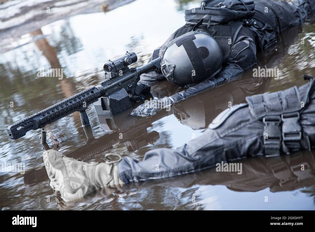 Dead bodies of special forces operators killed during a special ...