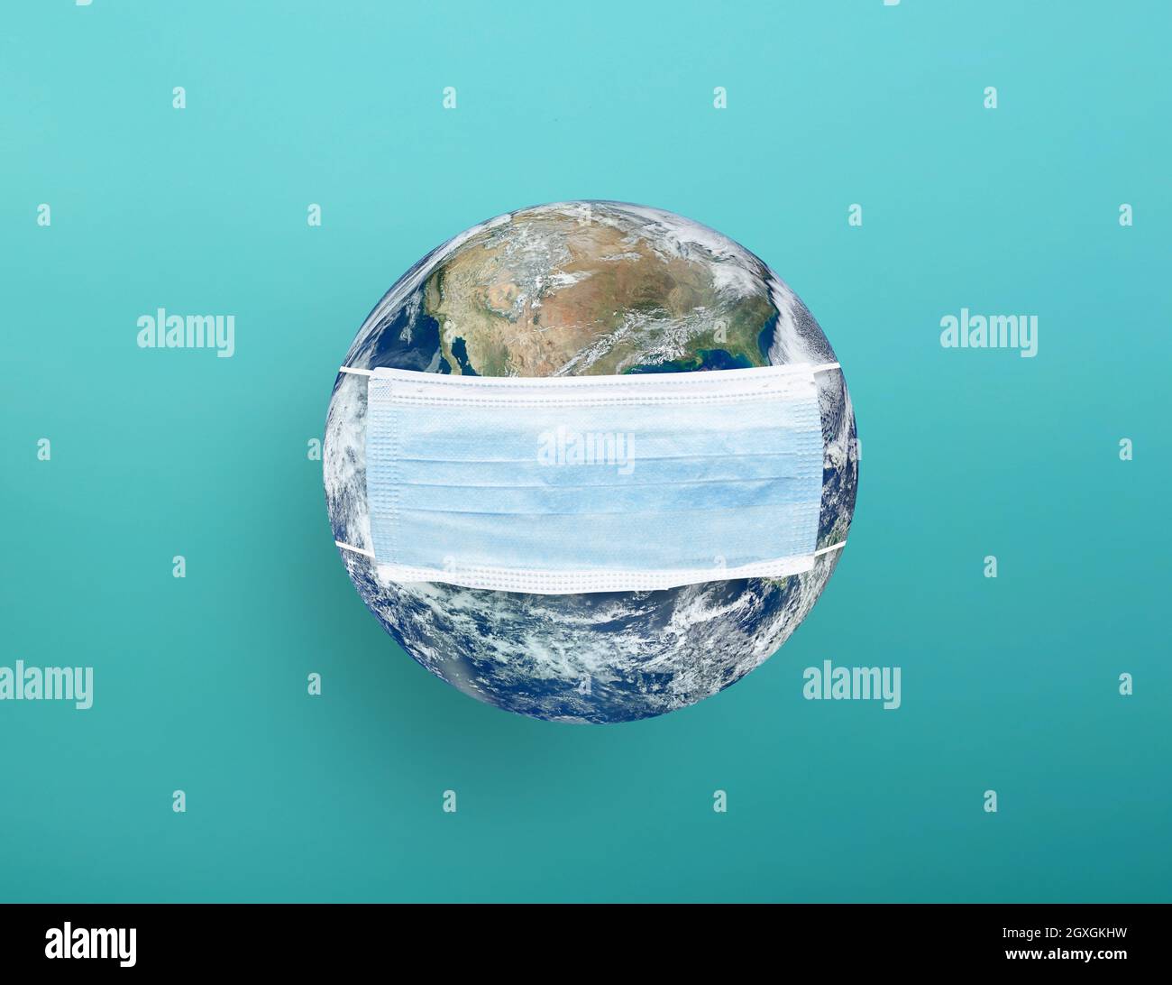 World with the shape of covid-19. Concept of pandemic and contagion ...