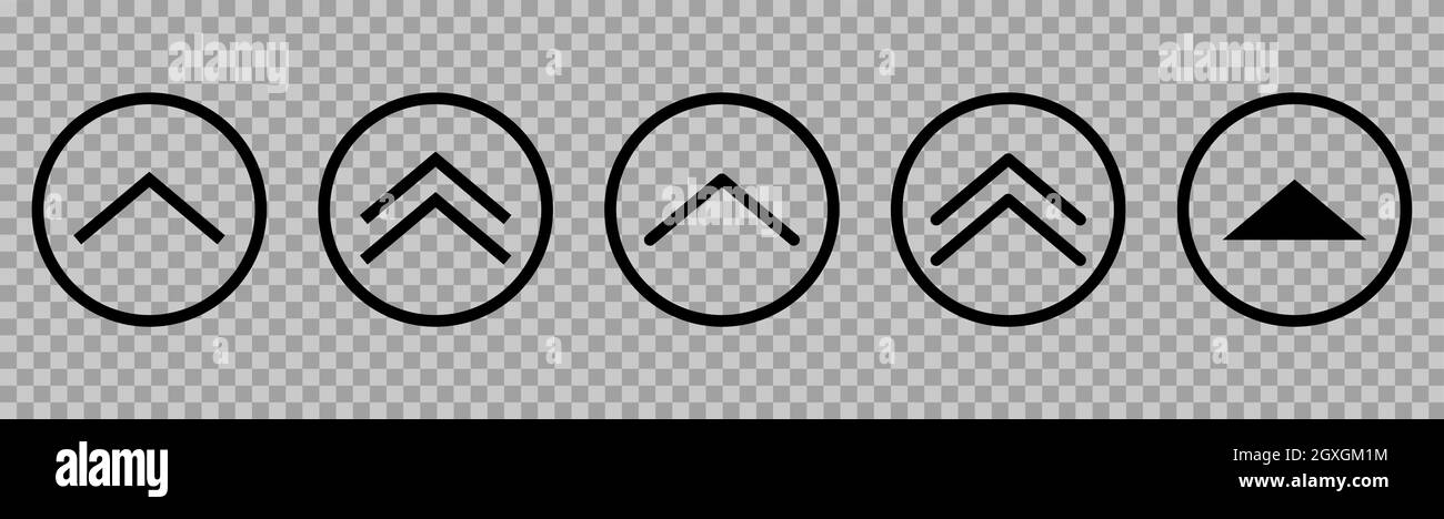 Vector swipe up icons. Line art style. Can use for web and mobile app ...