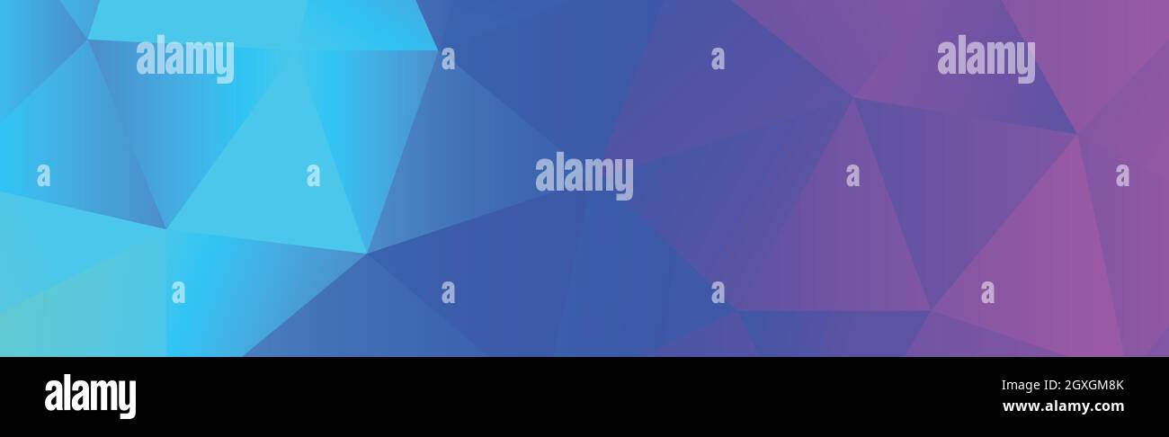 Abstract blue gradient triangles of different sizes - Vector ...