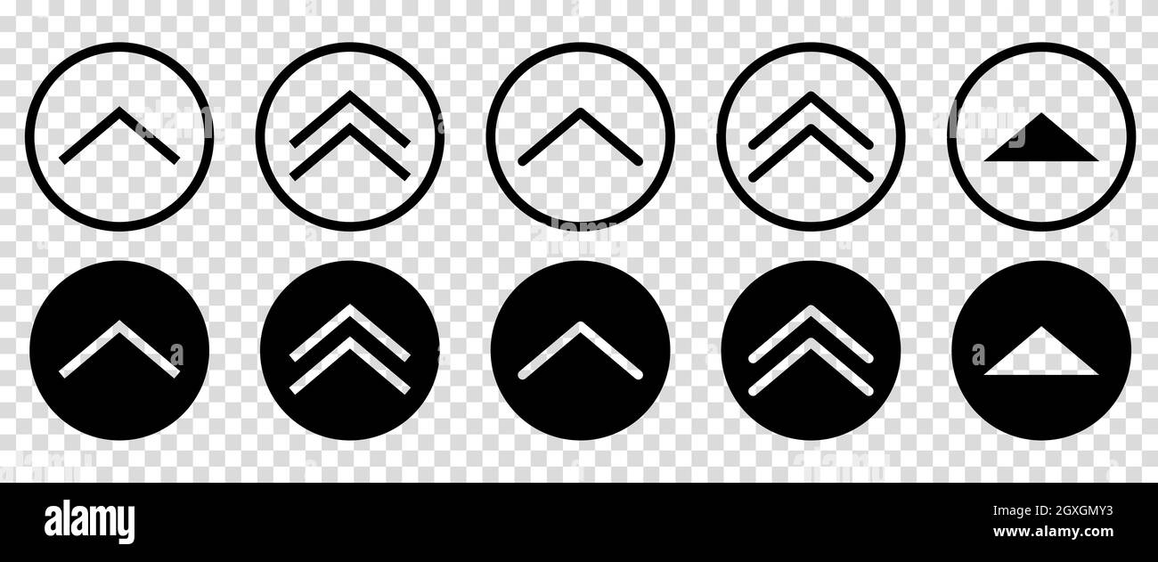 Swipe up icons. Line art style. Can use for web and mobile app design ...