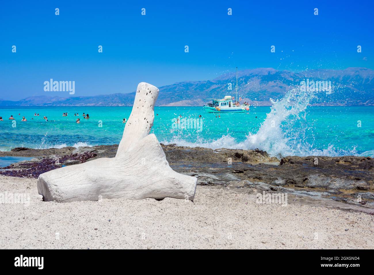 Exotic Chryssi island at the south of Crete, with the amazing Golden ...