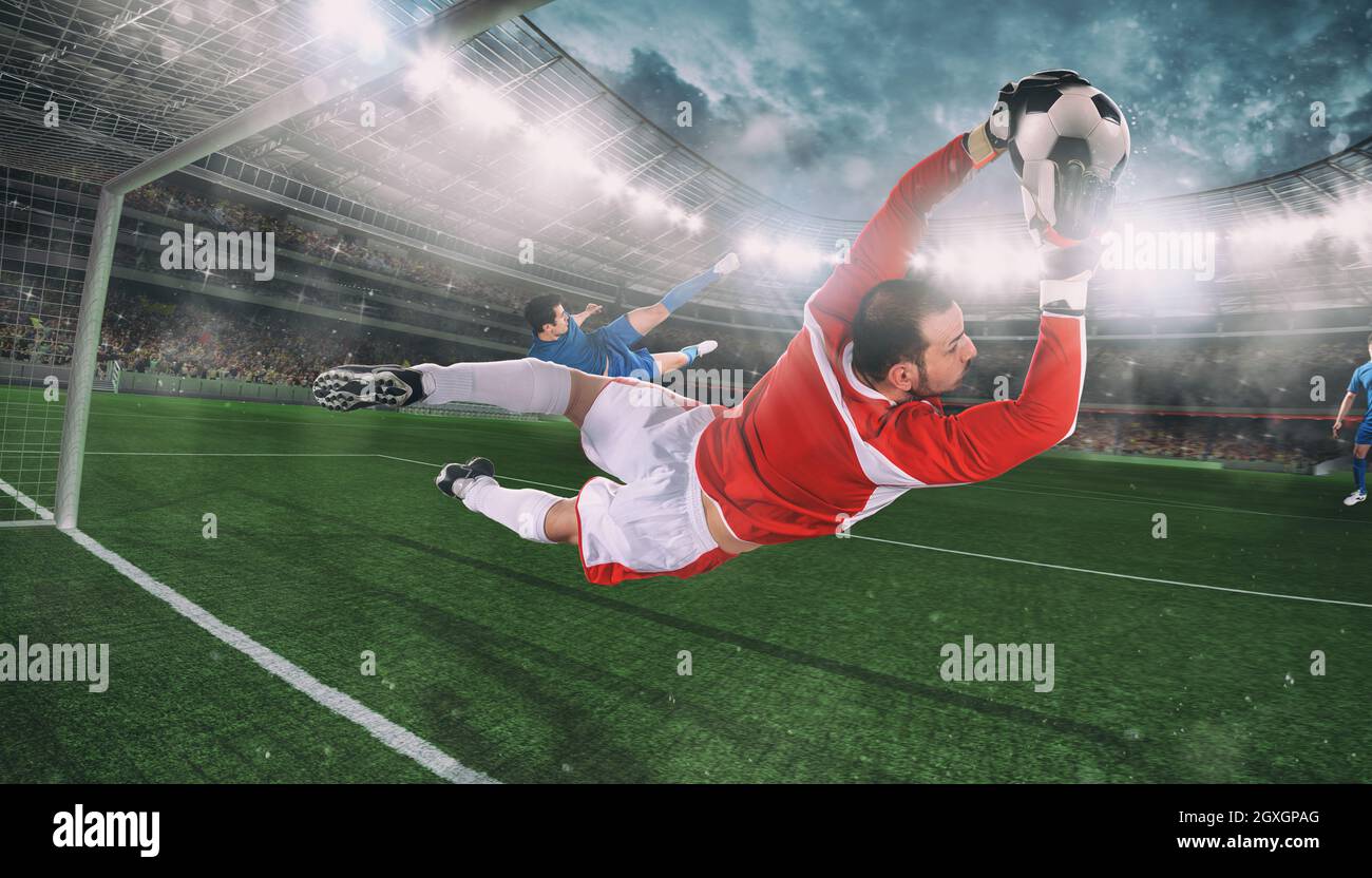 Football close up scene at the stadium Stock Photo - Alamy