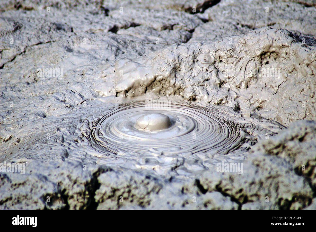 Circular boiling mud hi-res stock photography and images - Alamy