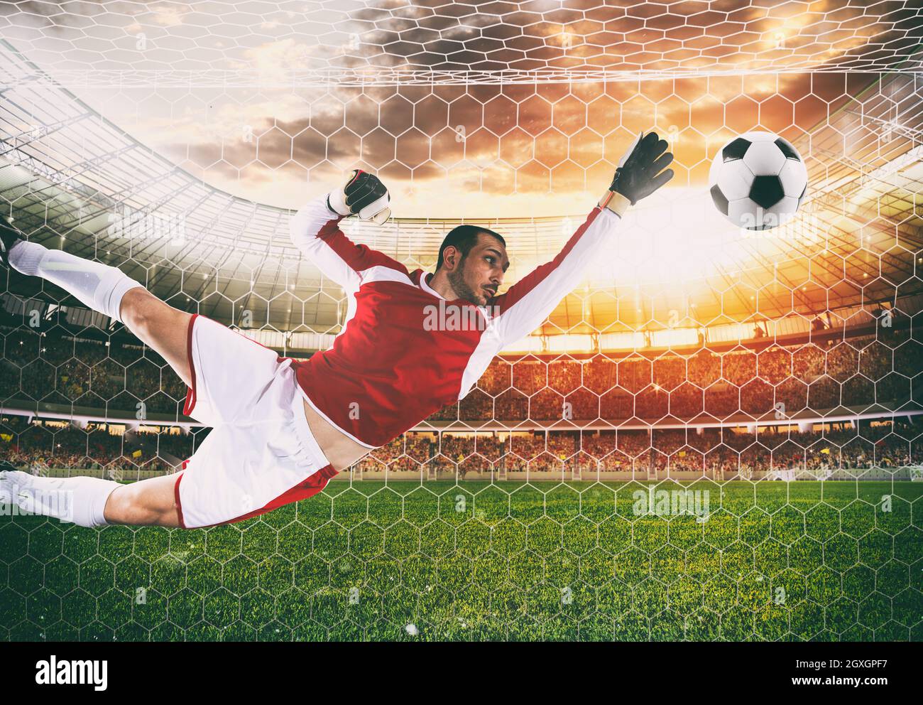 Football close up scene at the stadium Stock Photo - Alamy