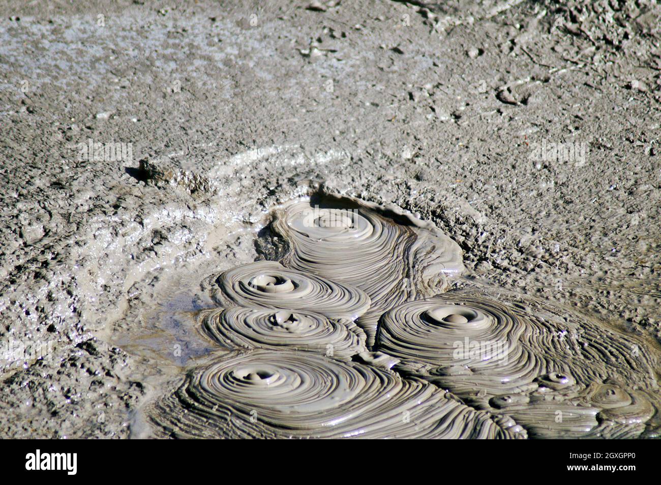 Boiling thermal mud copyspace hi-res stock photography and images - Alamy