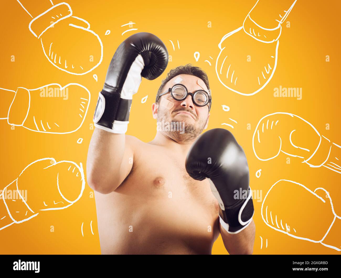 Goofy boxer hi-res stock photography and images - Alamy