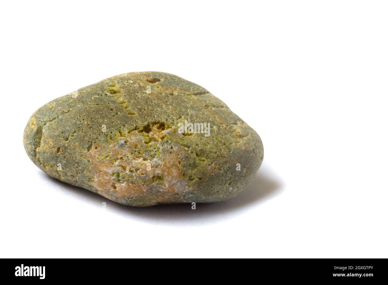 natural sea stone isolated on white background. High quality photo ...