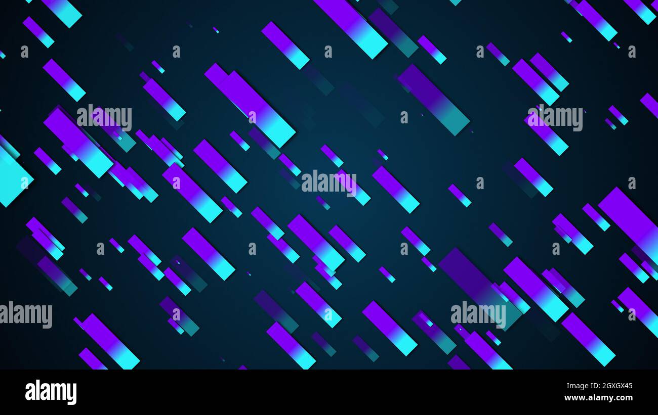 Geometric 3d render lines sweeping in space angle. Dynamic parallel ...