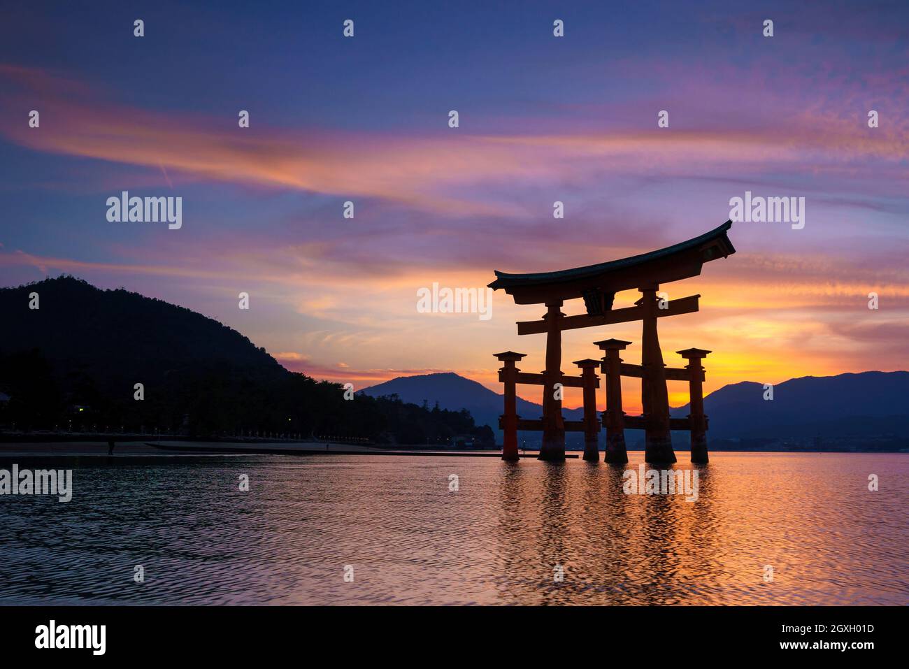 Miyajima, The famous Floating Torii gate in Japan Stock Photo - Alamy