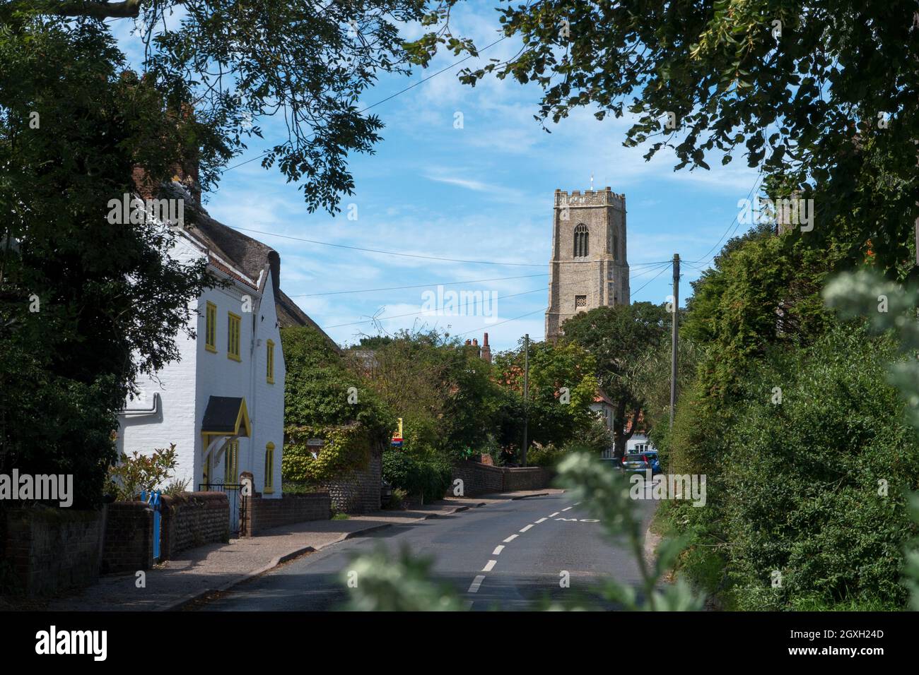 The Historic Village of Happisburgh with its 12th Century church of St ...
