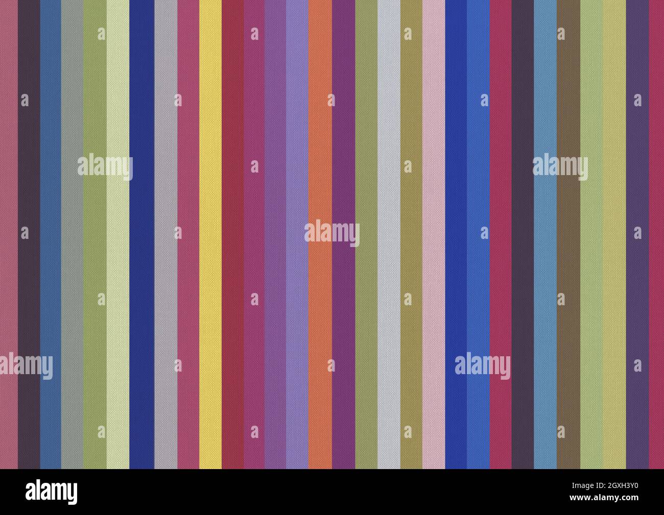 Cotton fabric texture printed with colorful stripes. Background ...