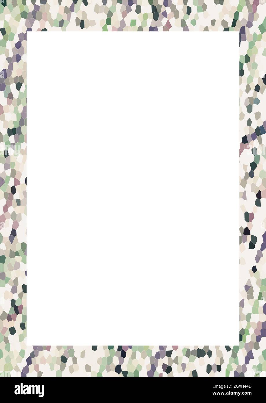 White frame background with decorated design borders Stock Photo - Alamy