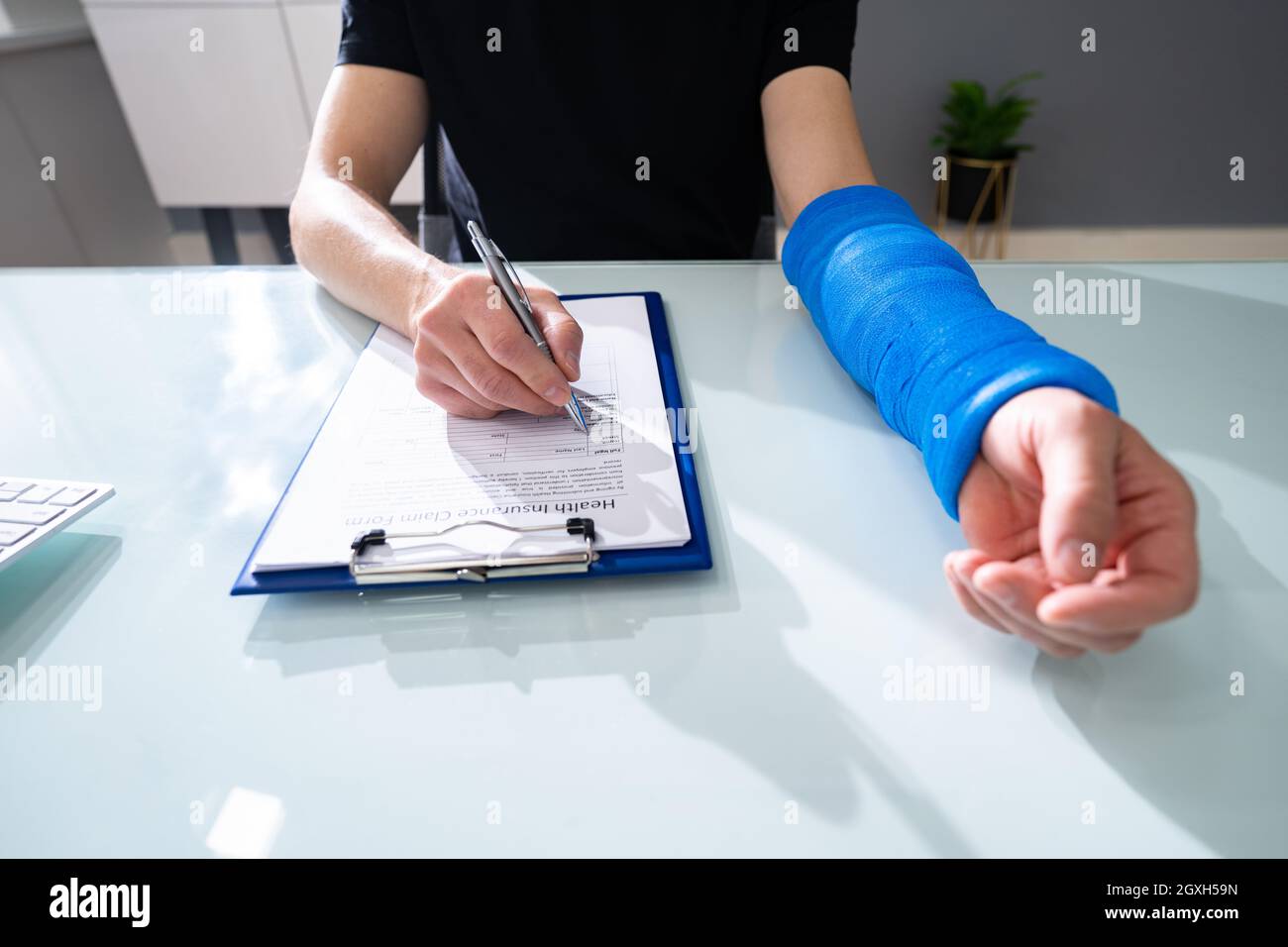 Worker Accident And Disability Compensation And Social Benefits Stock ...