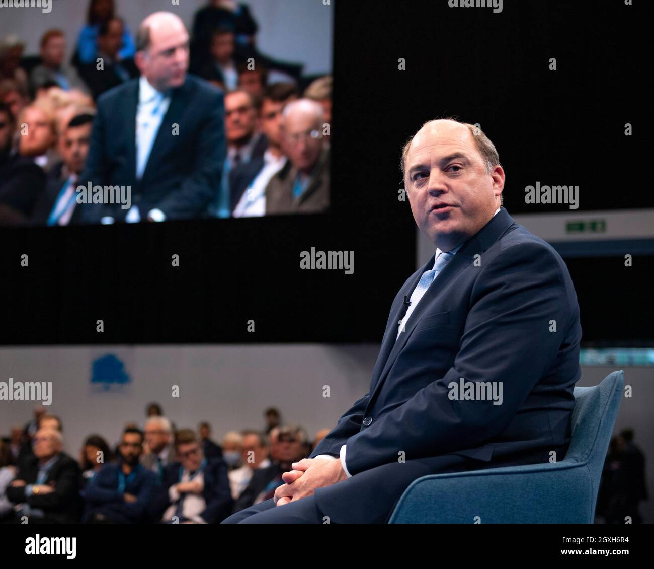 Manchester, England, UK. 5th Oct, 2021. PICTURED: Rt Hon Ben Wallace MP ...