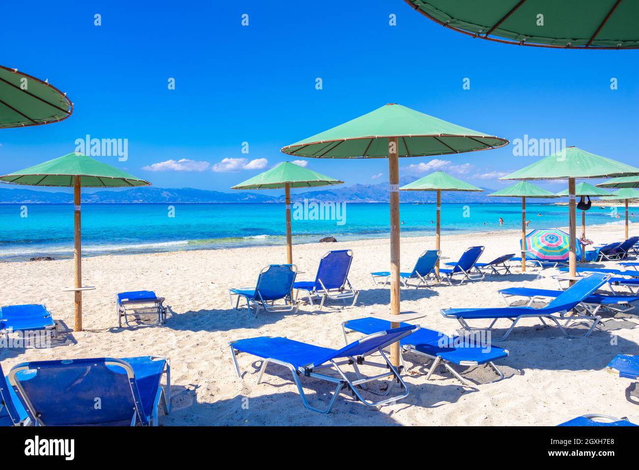 Exotic Chryssi island at the south of Crete, with the amazing Golden ...