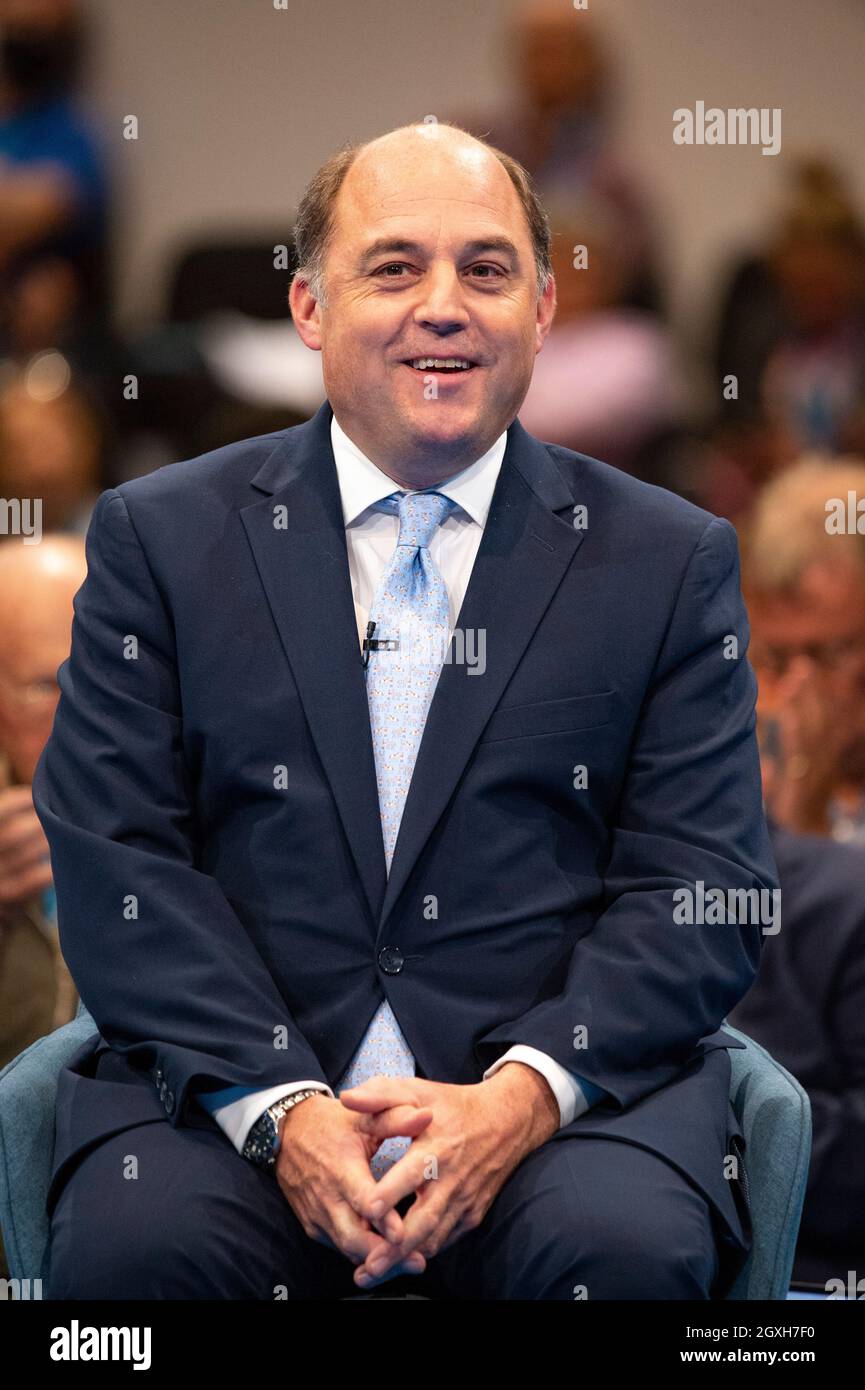 Manchester, England, UK. 5th Oct, 2021. PICTURED: Rt Hon Ben Wallace MP ...