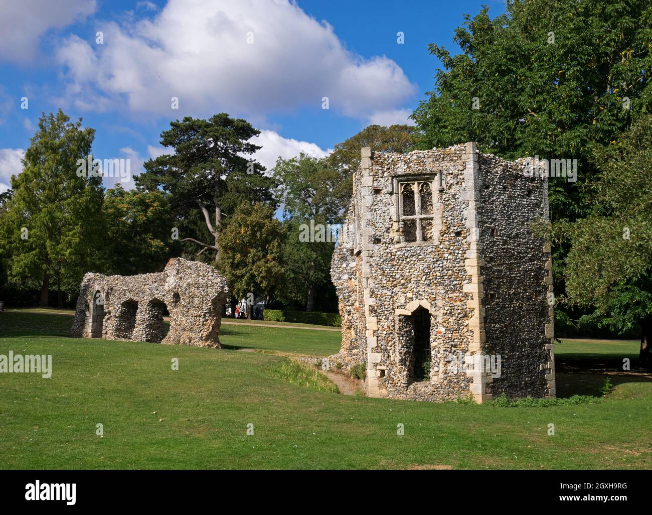 Ruins of benedictine monastery hi-res stock photography and images - Alamy