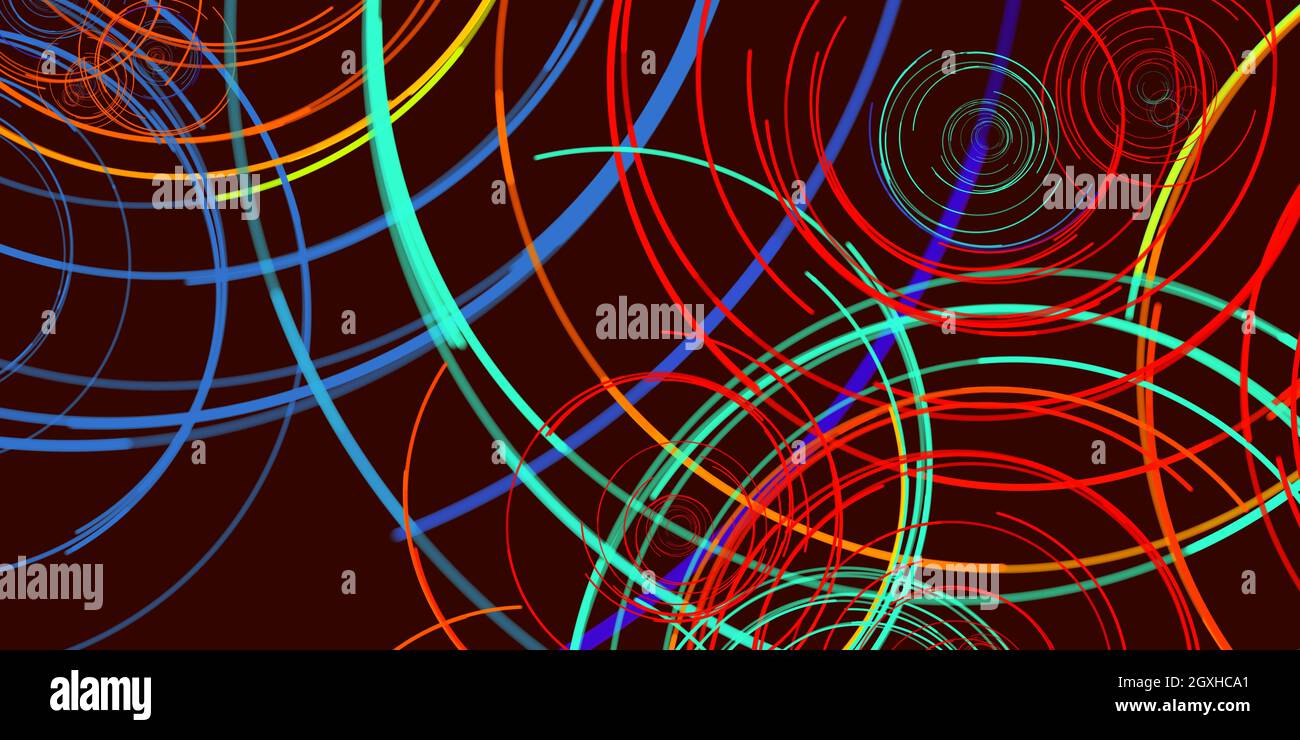 Morphing Mesmerizing Lines Abstract Pattern Stock Photo - Alamy