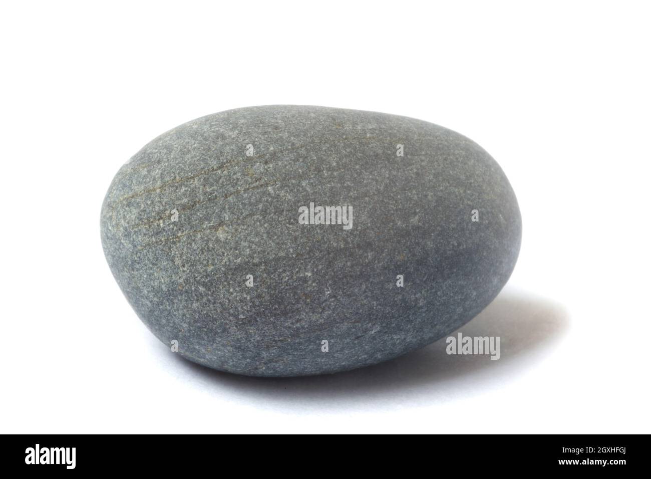 pebble with shadow isolated on white background. sea pebbles. High ...