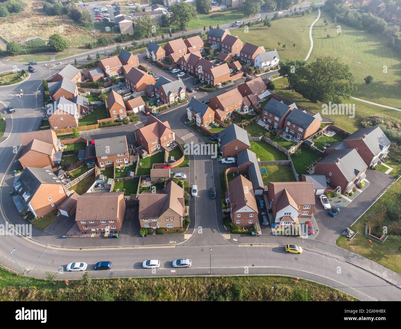 Outskirts aerial hi-res stock photography and images - Alamy