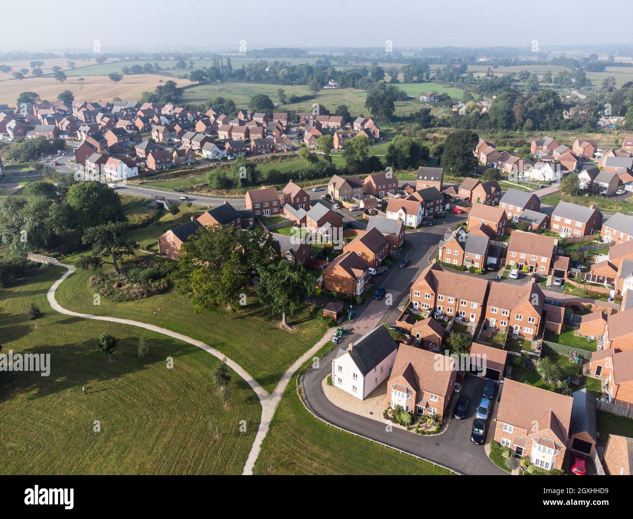 Outskirts aerial hi-res stock photography and images - Alamy